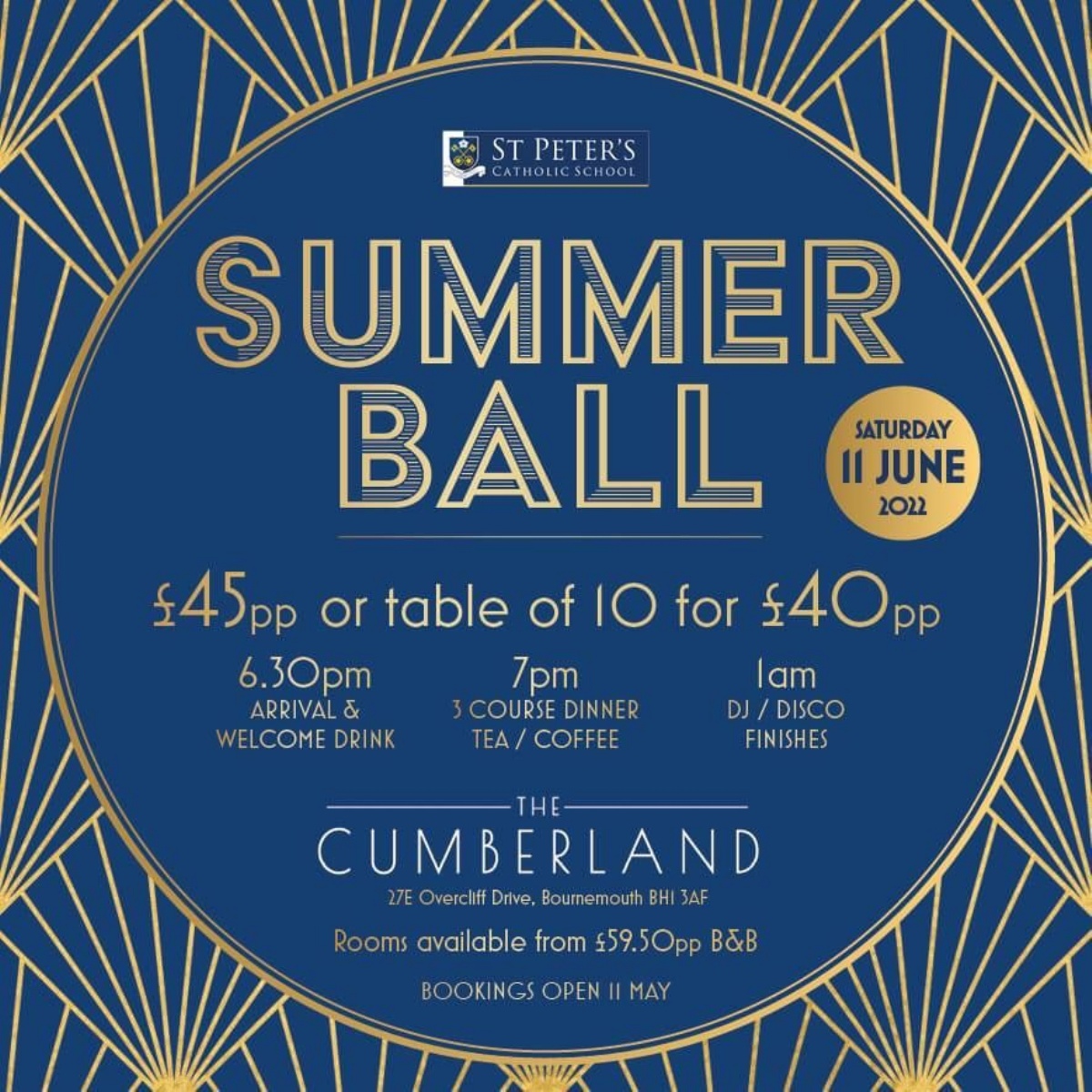 St Peter's Catholic School - PTA Summer Ball