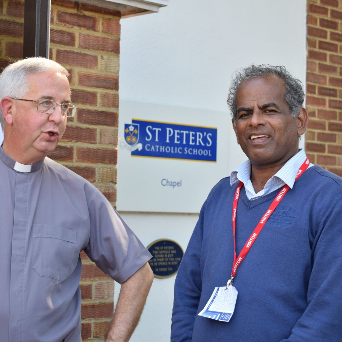 St Peter's Catholic School - An Inspiring visitor
