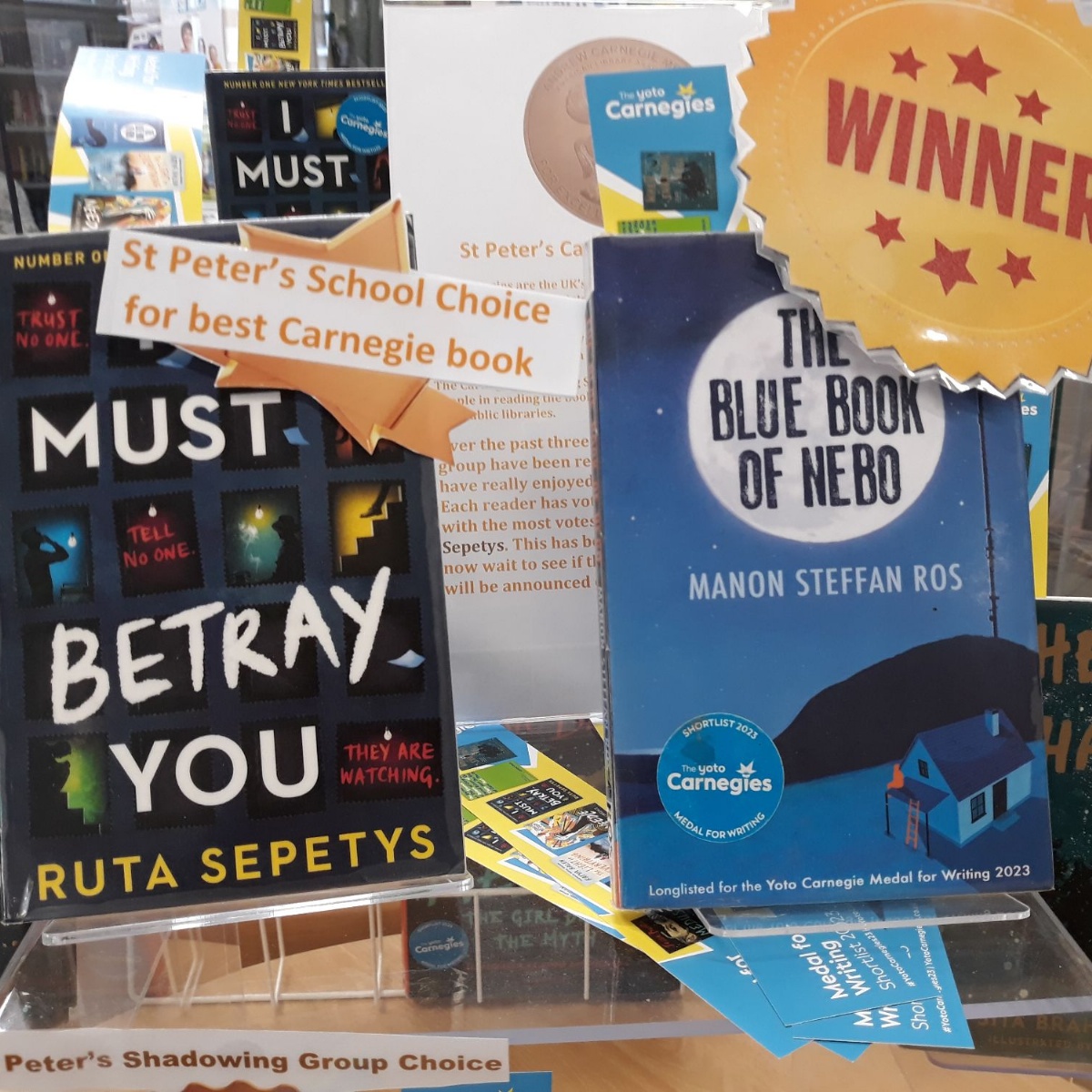 St Peter's Catholic School - Carnegie Shadowing Scheme