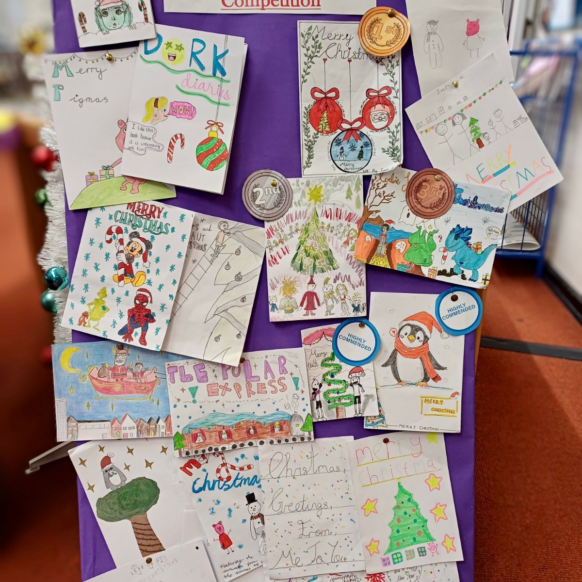 St Peter's Catholic School - Christmas card competition