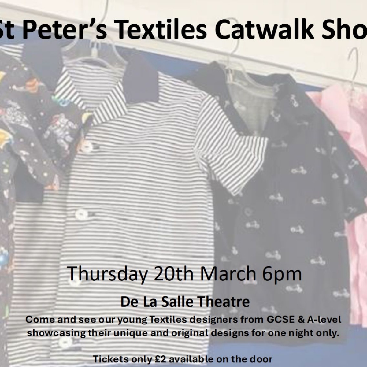 St Peter's Catholic School - Textiles Catwalk Show
