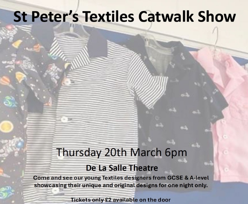 St Peter's Catholic School - Textiles Catwalk Show