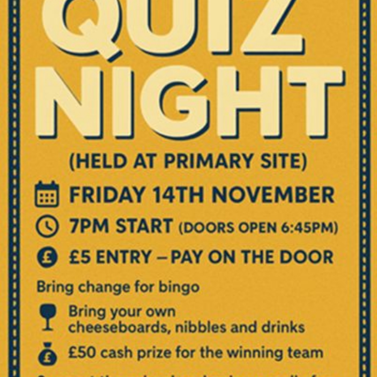 St Peter's Catholic School - PTA Quiz Night