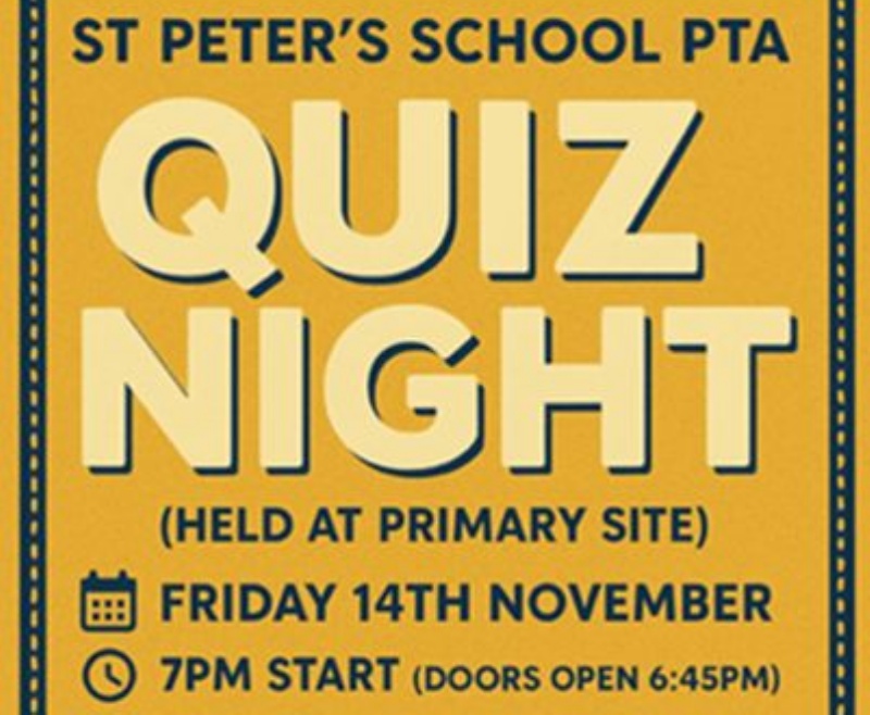 St Peter's Catholic School - PTA Quiz Night